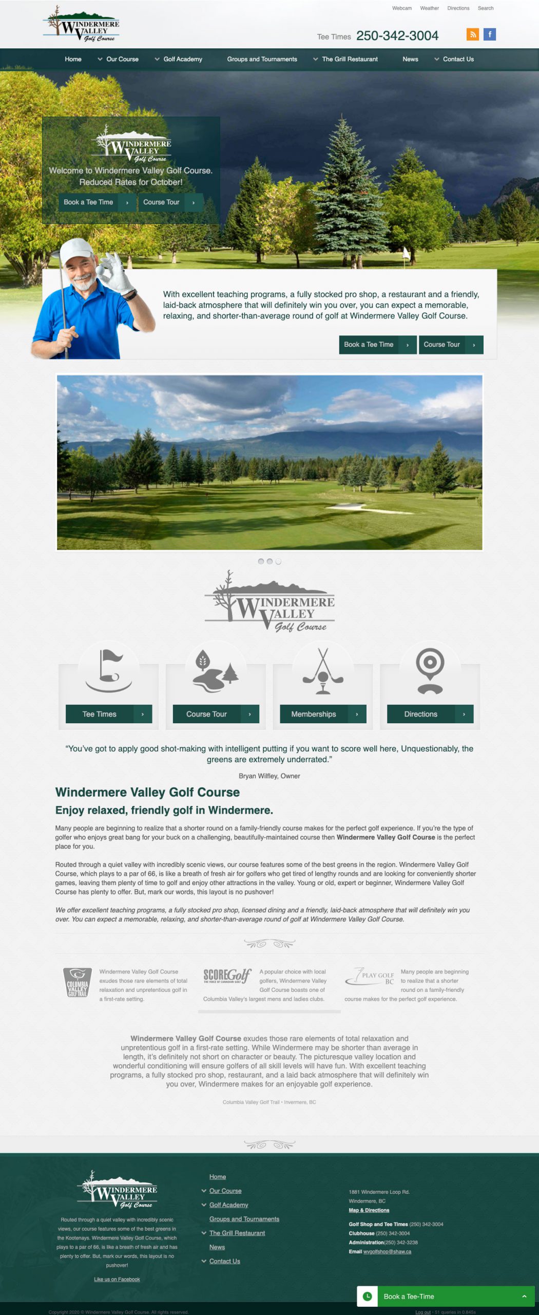 Windermere Valley Golf Course - Eggplant Studios